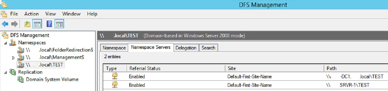 Dfs Namespace A Folder Is Not Replicating Microsoft Qanda 