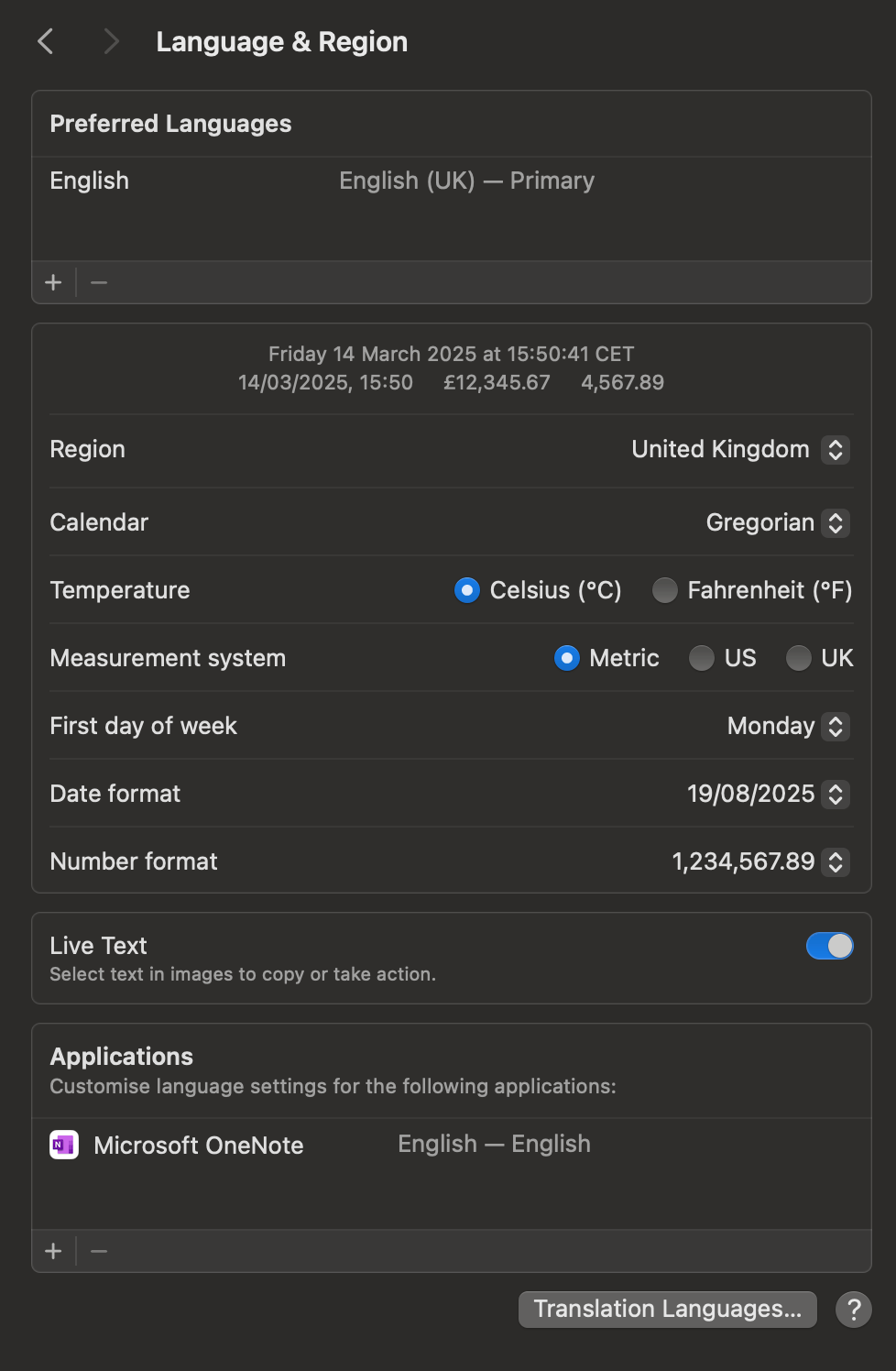 One Note keeps changing the Proofing Langauge - Microsoft Q&A