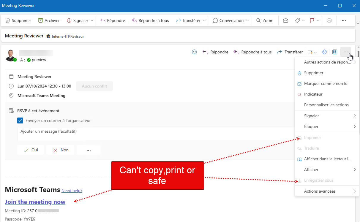 Microsoft Purview: Sensitivity label to protect Email-meeting-invite ...