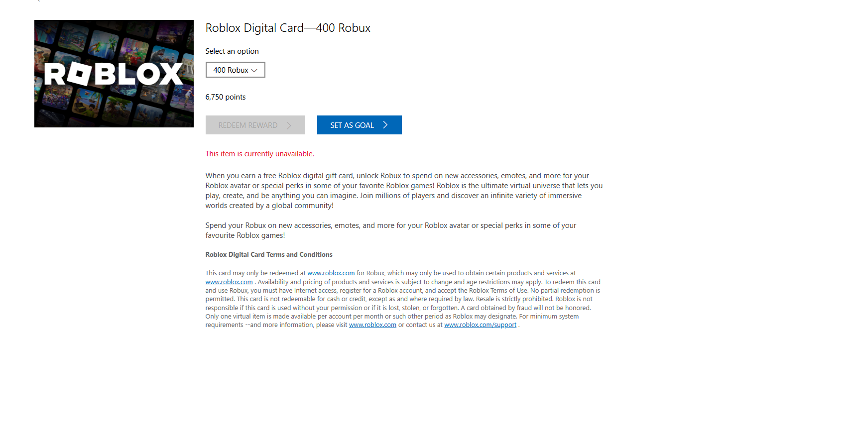Why they removed robux gift card 100,200 and now which happened ...