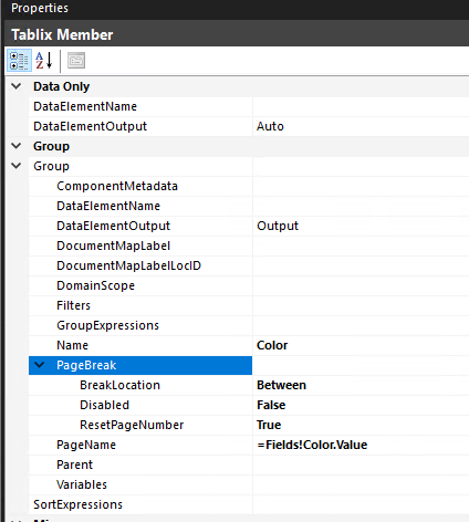 Append continued in the Group Header SSRS/Power BI Paginated Report ...