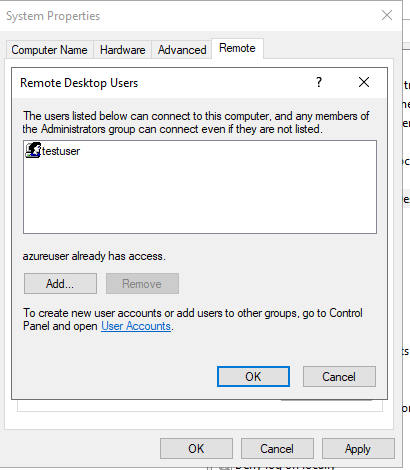 How to access my VM now that it says 'Access Denied' in a blue screen ...