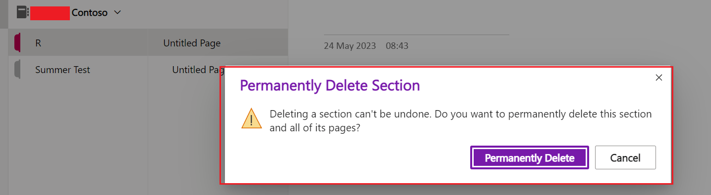 Help restore permanently deleted note on OneNote. - Microsoft Q&A