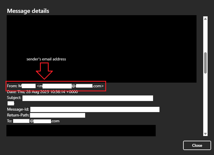 View a senders email address in the new Outlook interface - Microsoft Q&A