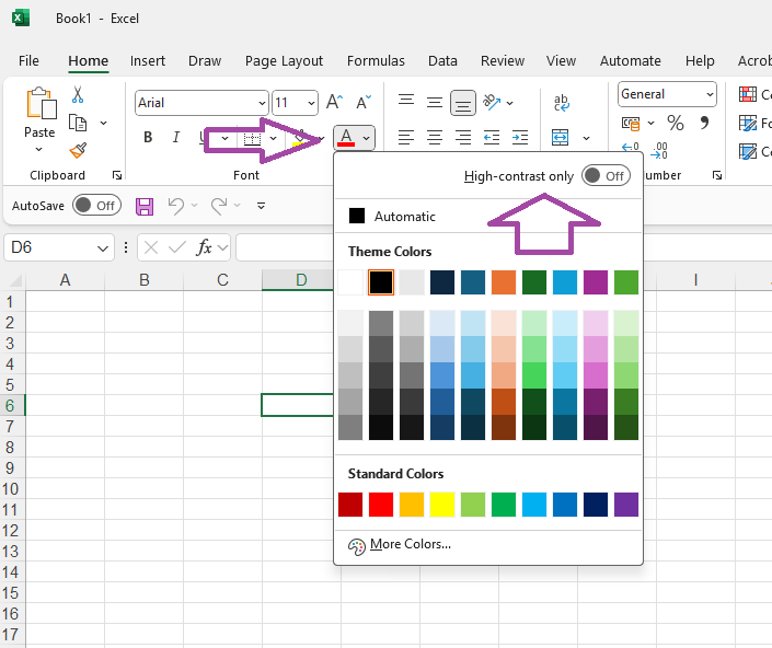 Option to turn on high contrast colours has disappeared - Microsoft Q&A