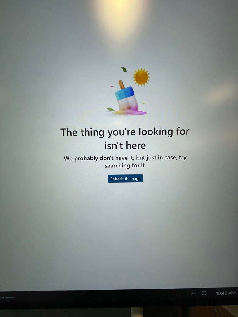 Surface Hub 2S MS store apps failing with 'the thing your looking for isnt here' ? - Microsoft Q&A
