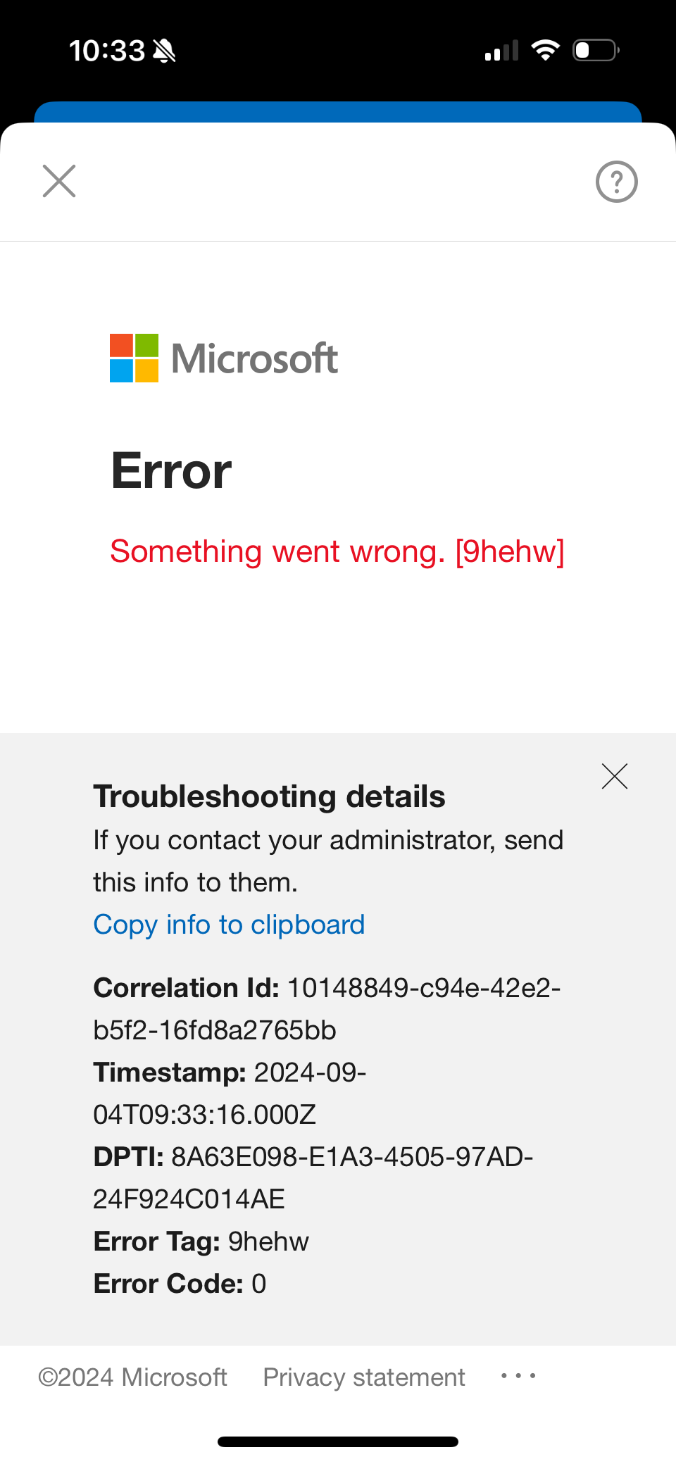 I have just got a new phone but can’t get the email to work. I just get ...