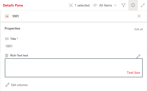 Prevent editting Enhanced Rich Text field directly inside the Details ...