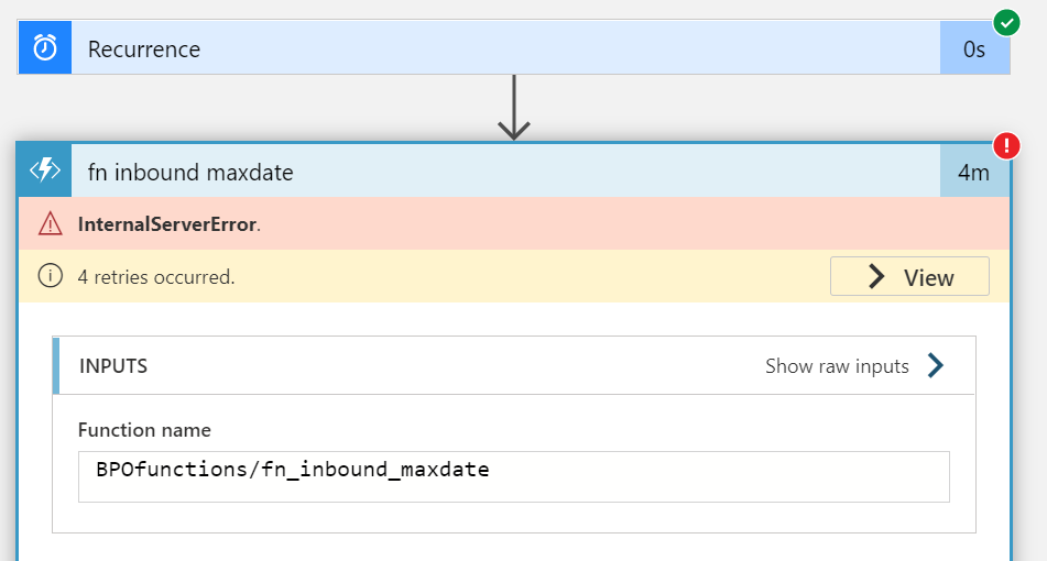 Internal Error in logic app - Microsoft Q&A Internal Error in logic app - Microsoft Q&A