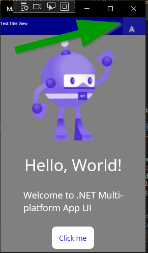 How to style MAUI ToolbarItems height and alignment on windows and ...