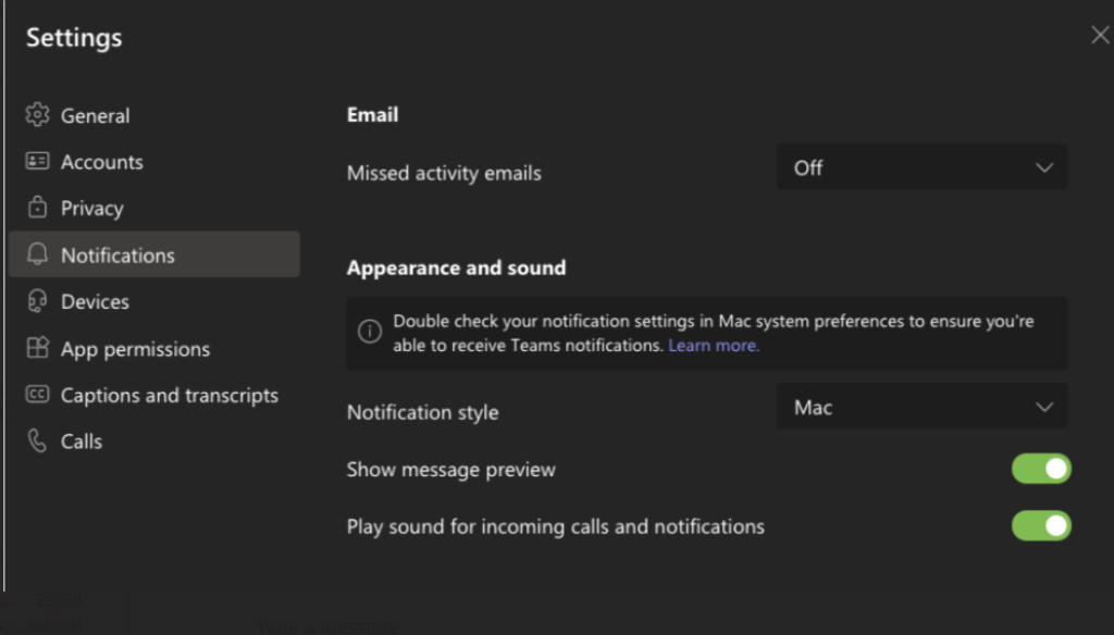Show number/unread indicator on Teams icon in dock - Microsoft Q&A