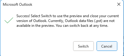 Try the new Outlook not working - Microsoft Q&A