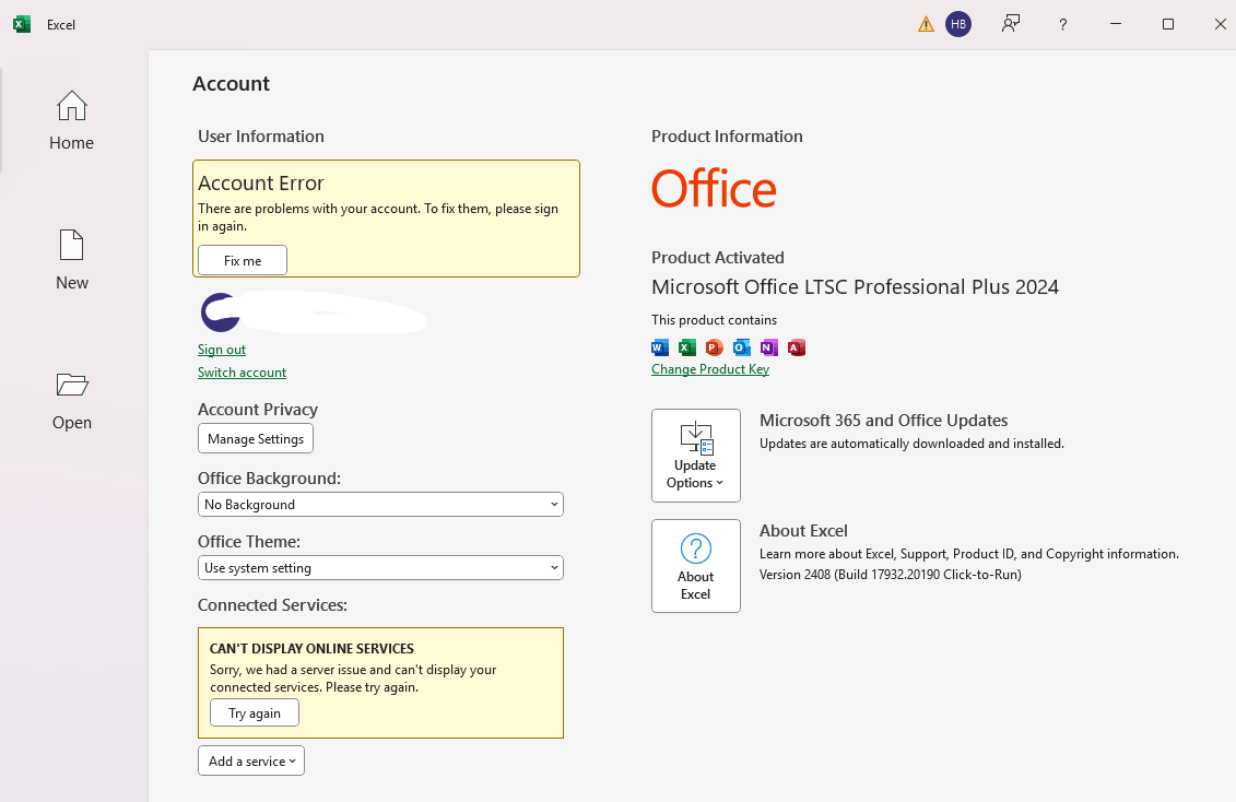 Cannot sign in to Office products after changing my Microsoft account ...