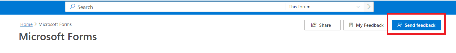 Microsoft Form | Download and share - Microsoft Q&A