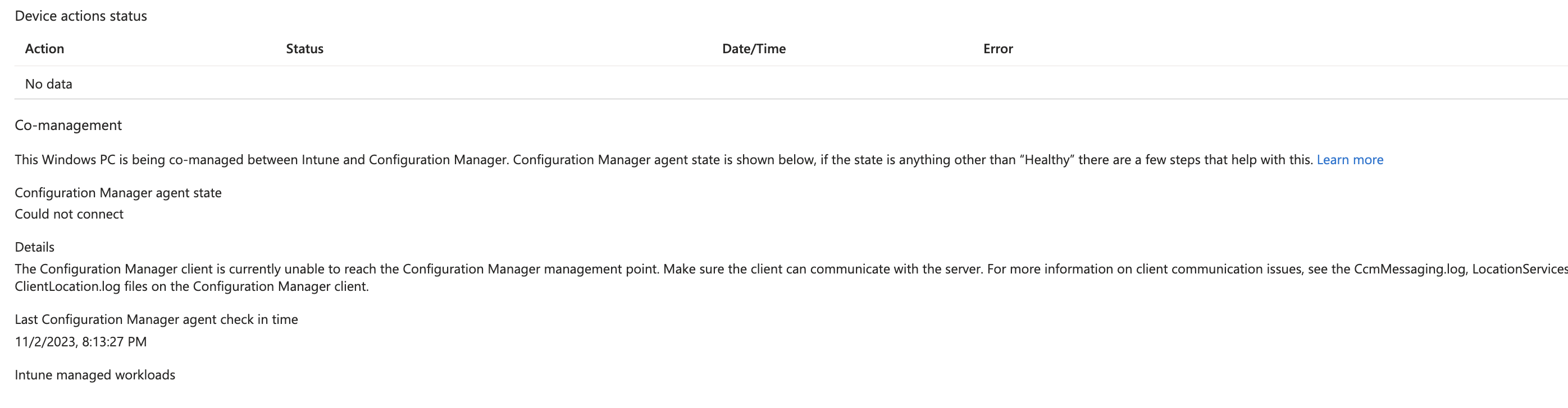 Co-Managed clients , How make turn to full managed by Intune ...