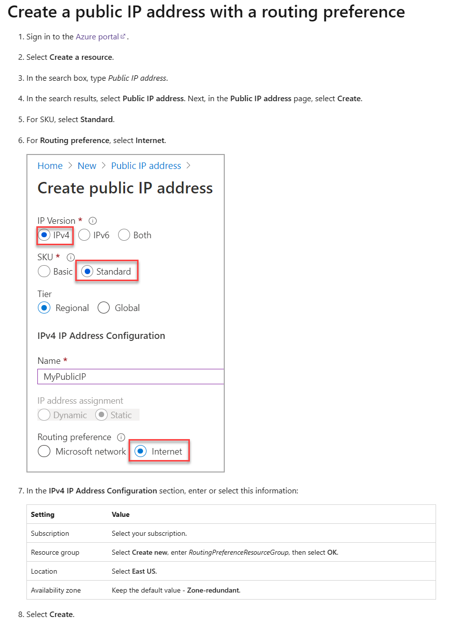 changing the routing preference - Microsoft Q&A
