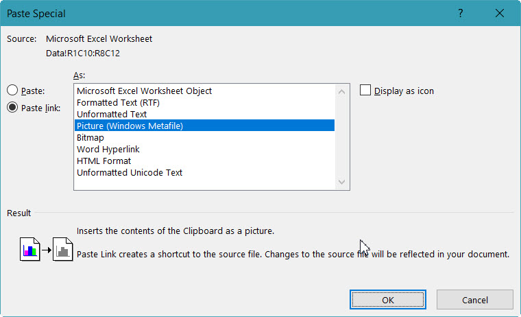 Copying Excel tables to Word - Microsoft Q&A