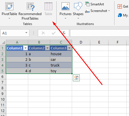 Labels for columns - Microsoft Q&A