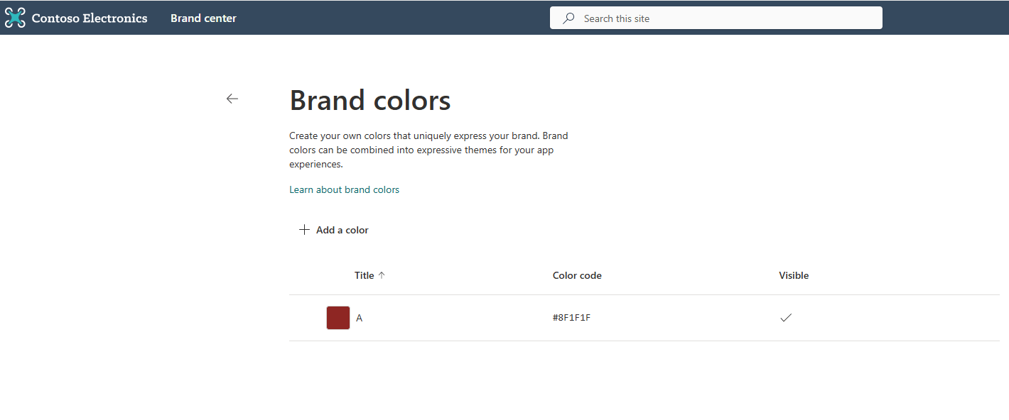 Viva Amplify - Colors and Fonts - Microsoft Q&A