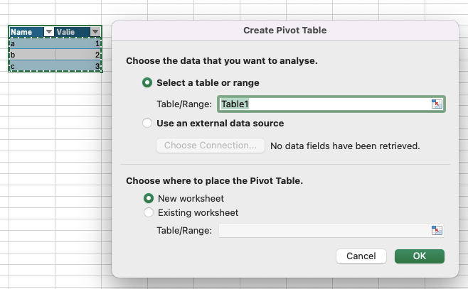 Unable to use distinct count in pivot tables? - Microsoft Q&A