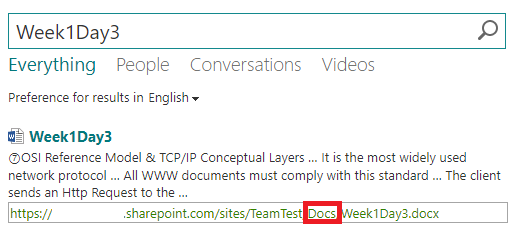 Document Library Name In Search Results Microsoft Qanda 0355