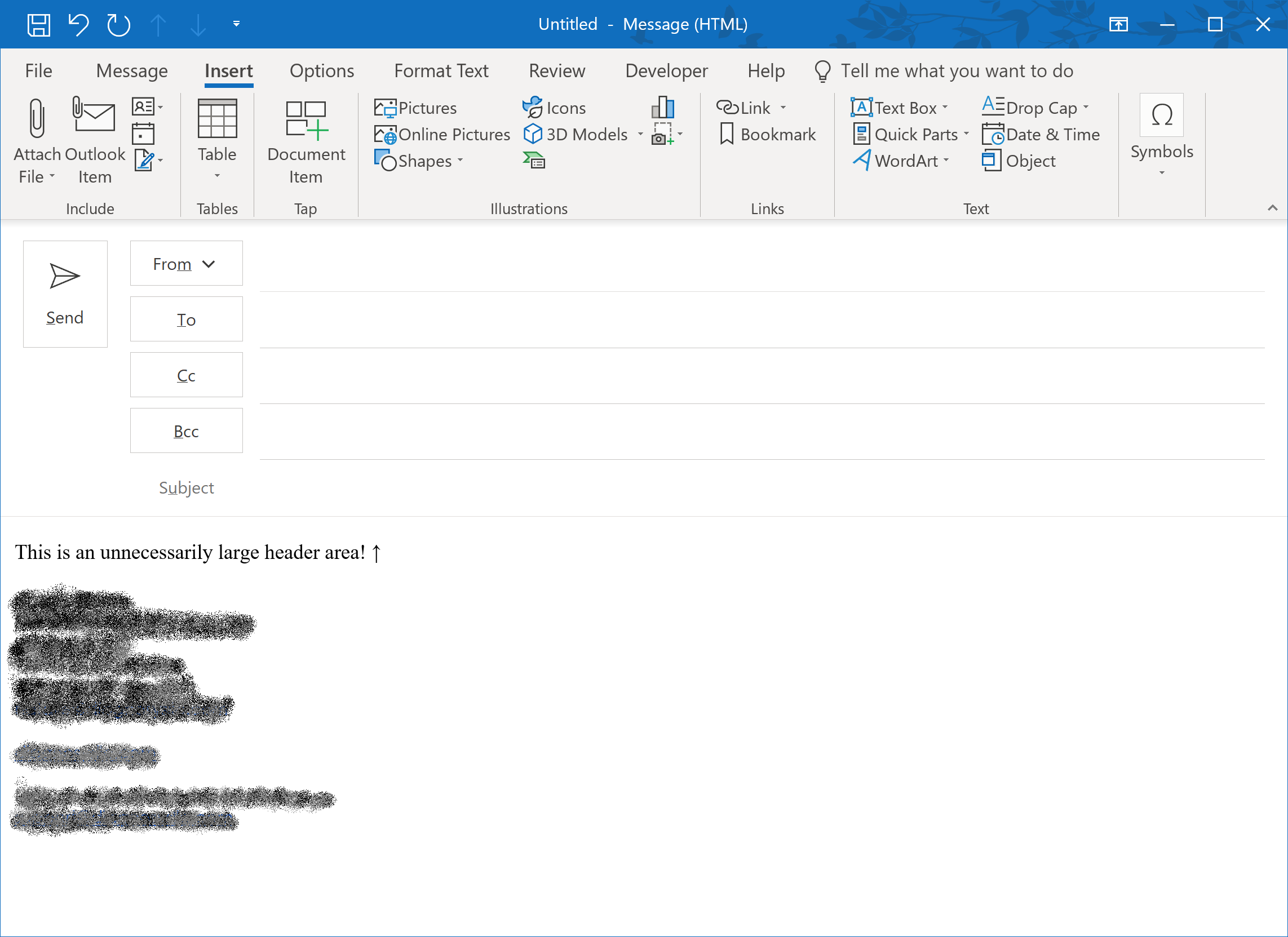 Outlook Header Changed - Microsoft Q&A