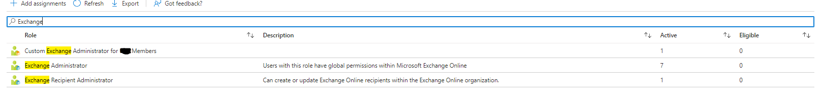 PIM roles: can you create a custom role that combines the Exchange ...