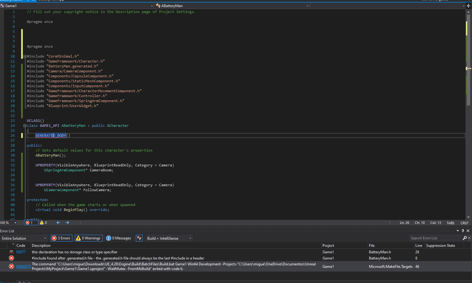 Can someone help me with these errors - Microsoft Q&A