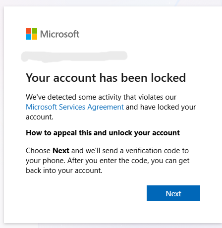 How can I get my new Microsoft account to unlocked? - Microsoft Q&A