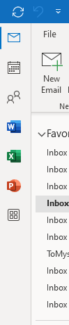 How to remove left side bar from Outlook 365 - Microsoft Q&A