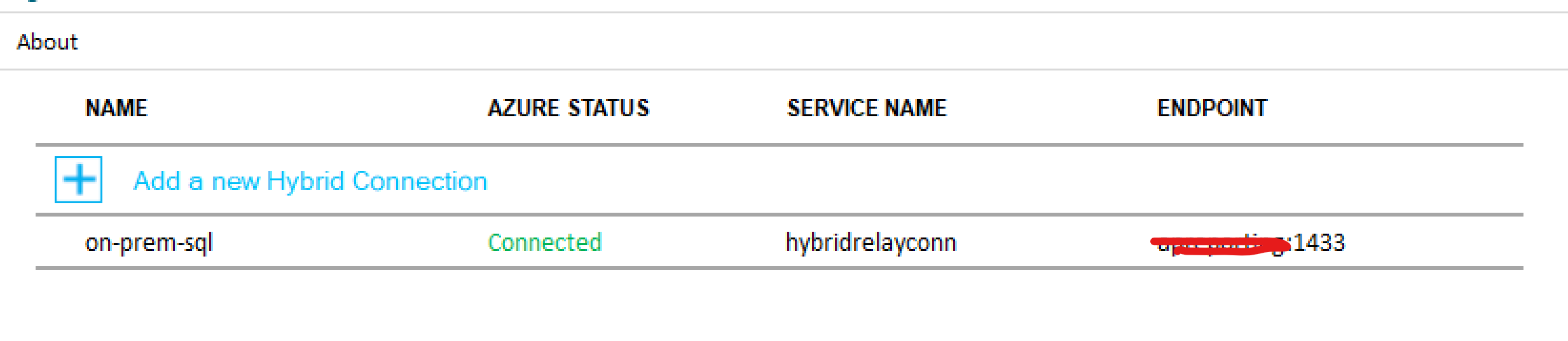 Connect on-premises sql server with Azure functions giving error - Microsoft Q&A