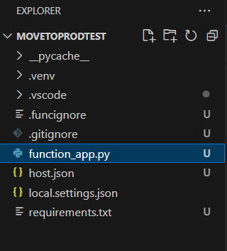 I am trying to deploy my function to azure function app using VS code ...