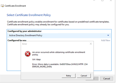 PKI Domain Controller Certificate Errors in Trusted Domains - Microsoft Q&A