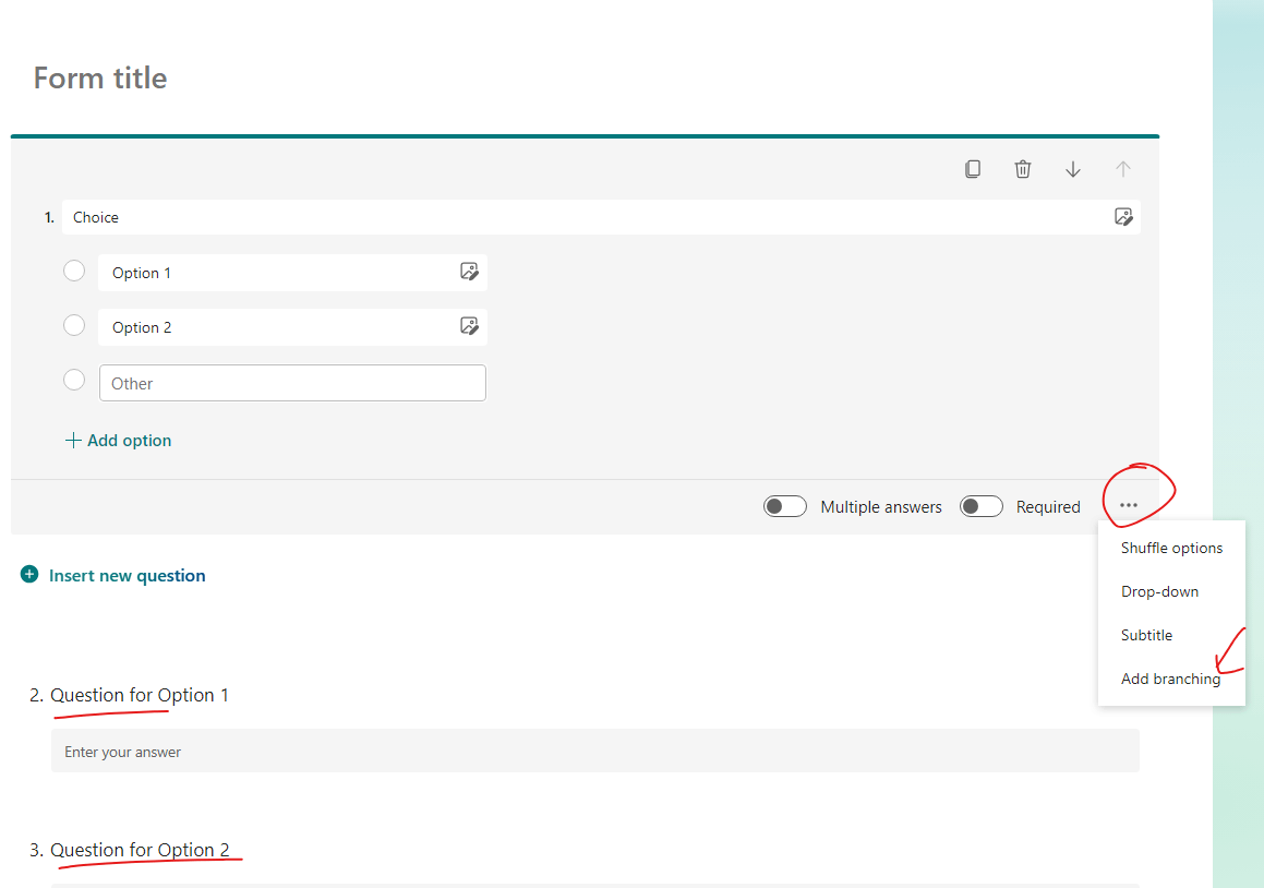 Report Template with Optional Sections - Microsoft Q&A