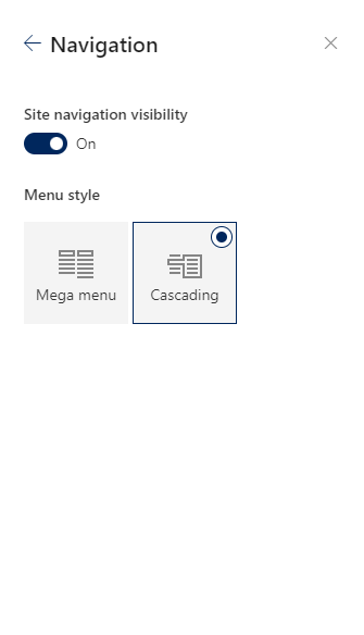 Unable to change sharepoint site navigation orientation - Microsoft Q&A