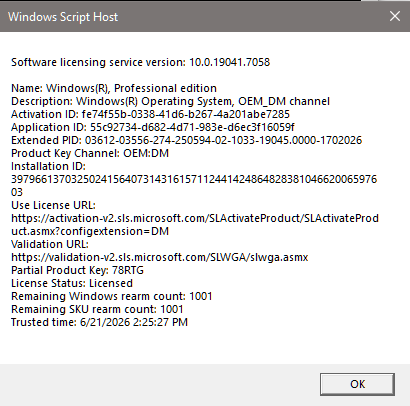 "Activate Windows" Appears Every Day - Microsoft Q&A