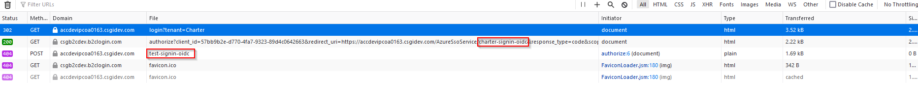 Azure B2C app uses incorrect redirect URL - Microsoft Q&A