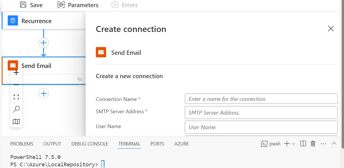 I don't see SharePoint and Outlook 365 triggers/actions in logic apps while creating using VS ...