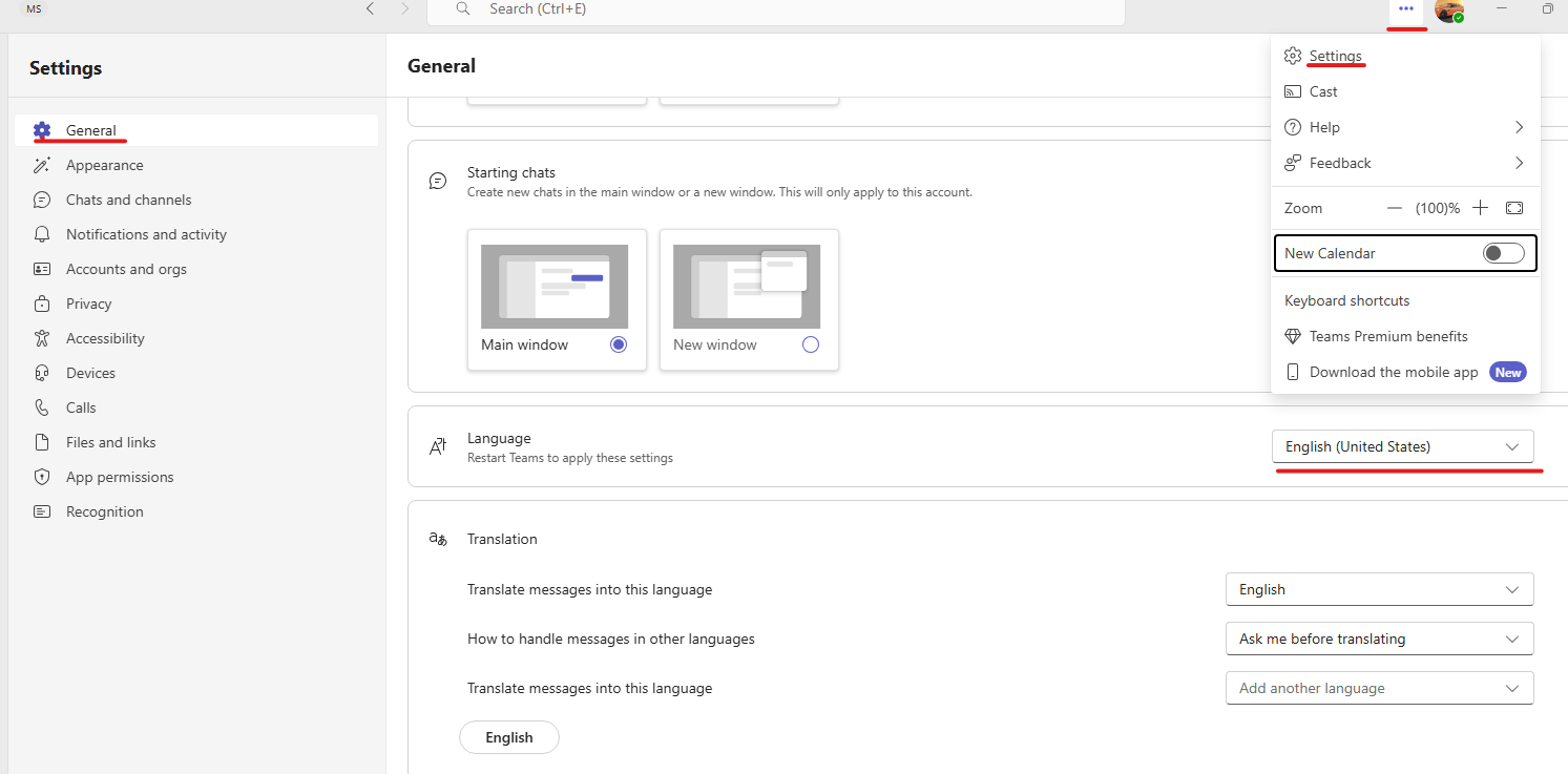 Language problem on Teams - Microsoft Q&A