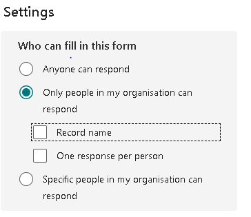 Microsoft Forms: Anonymous but outside my organisation? - Microsoft Q&A