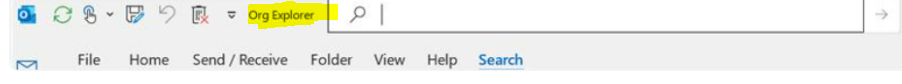 Outlook searches showing as Org Explorer and no results - Microsoft Q&A