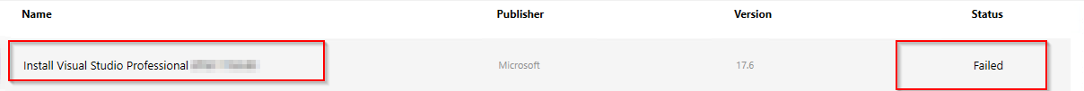 Deploy Visual Studio Pro 2022 issue - Microsoft Q&A