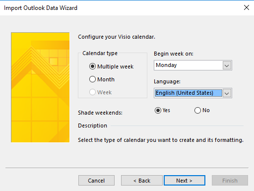 Importing Outlook calender into Visio Professional - Microsoft Q&A
