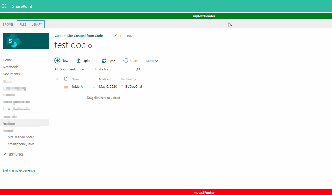 SPFx - Extension Application customizer Extension header and footer in ... SPFx - Extension Application customizer Extension header and footer in ...