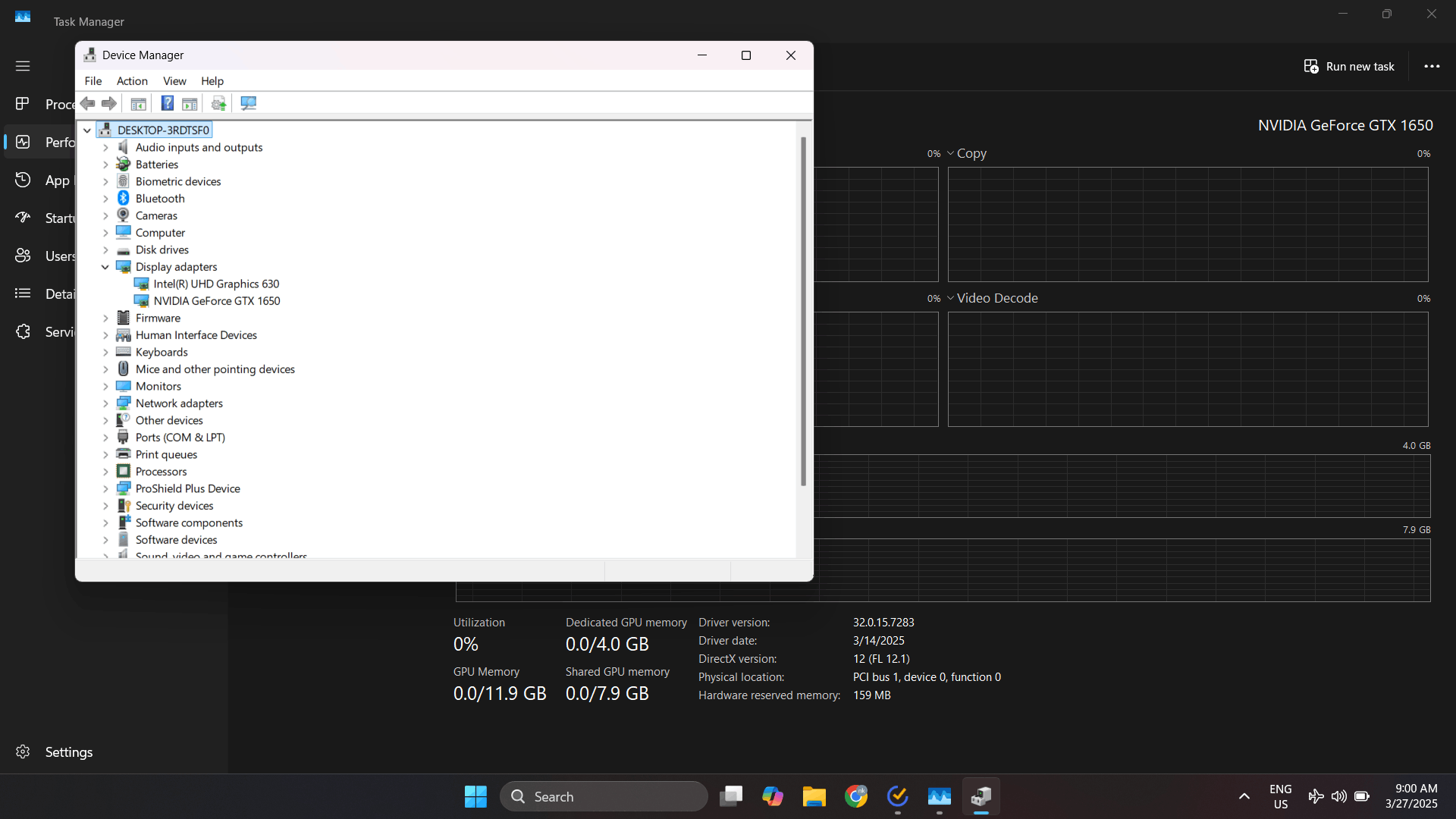 Nvidia GTX 1650 driver keeps disappearing and causes 'VIDEO_DXGKRNL ...