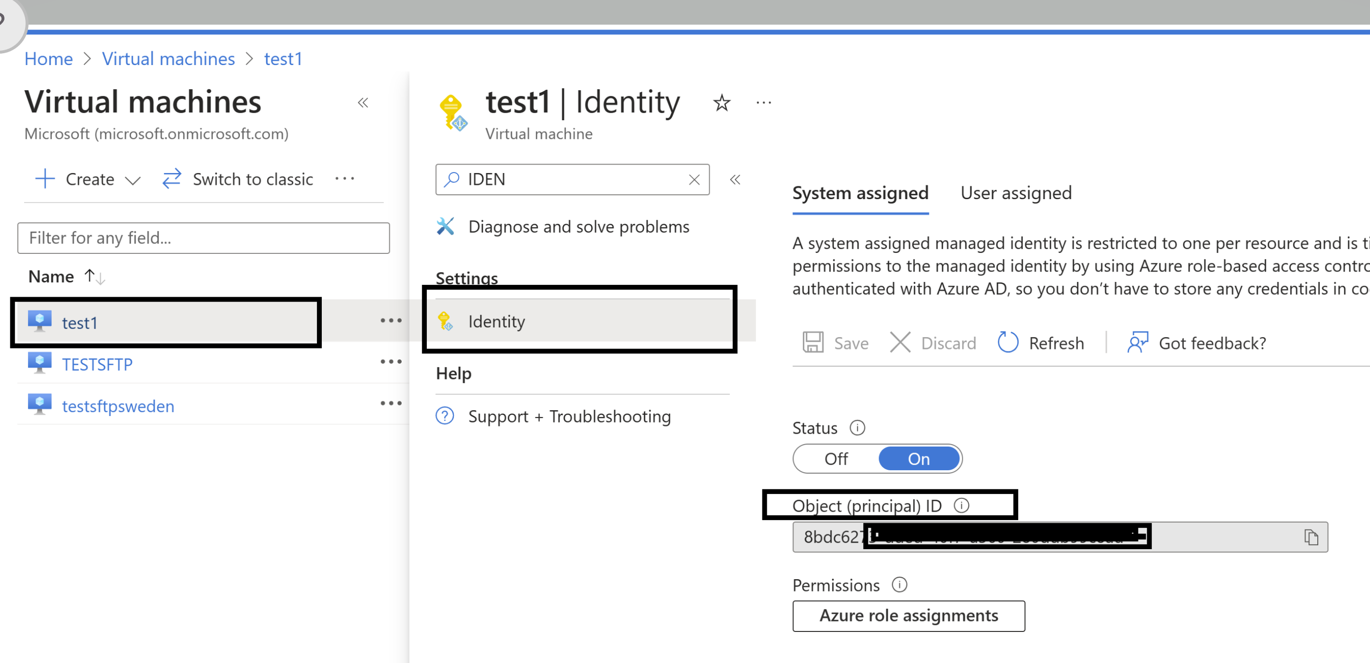 How To Automate The Authentication Through System Assigned Managed Identity Between Linux Vm And
