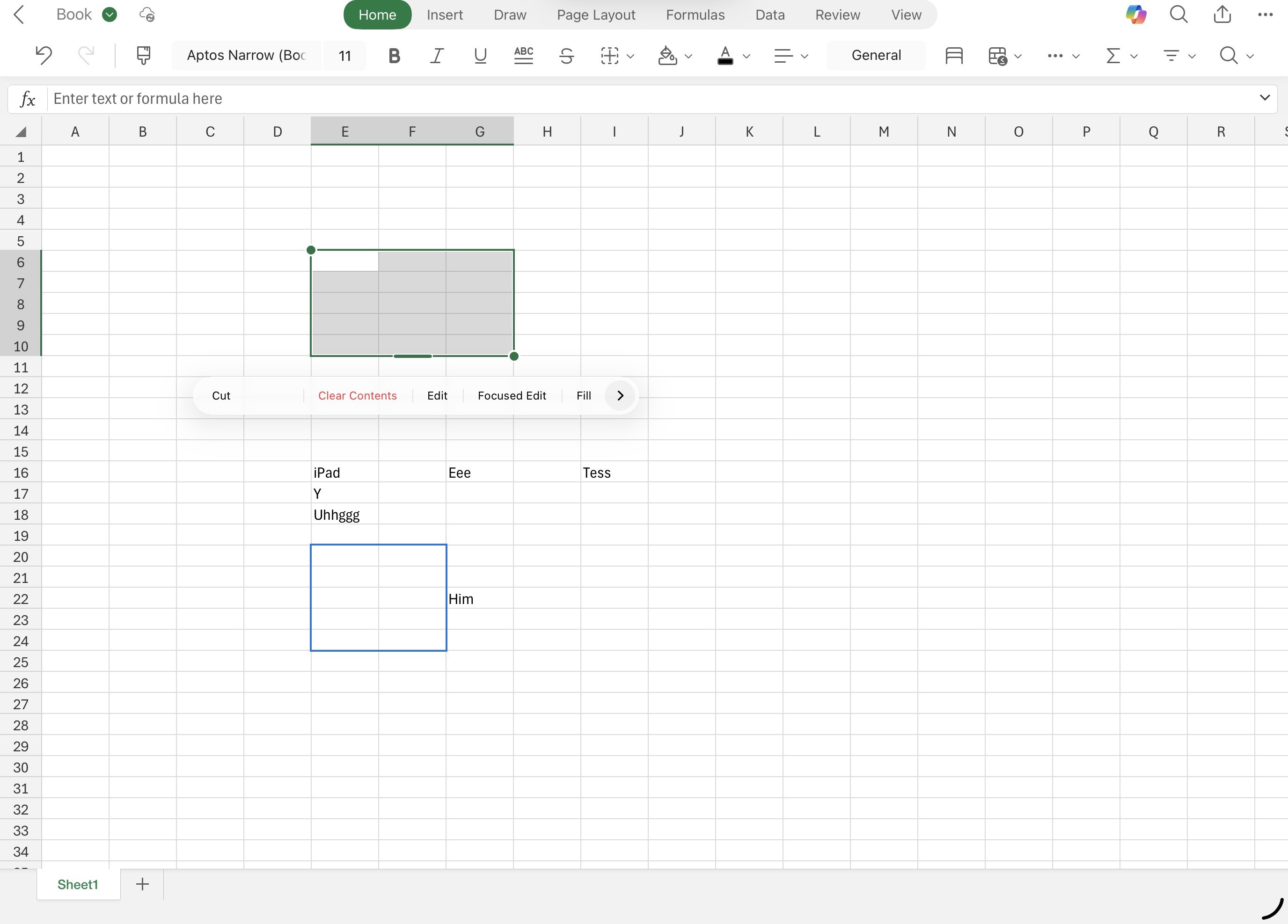 Excel copy button is invisible on iOS26 and iPadOS26 - Microsoft Q&A
