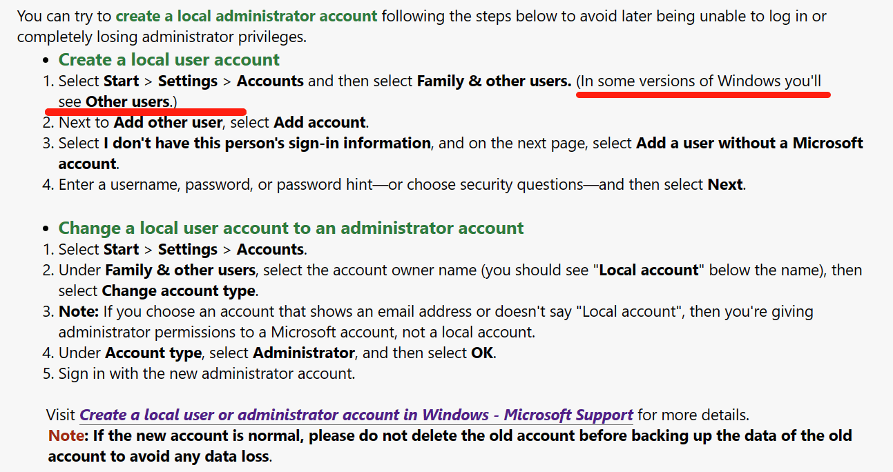 "To continue, enter an admin username and password", - Microsoft Q&A