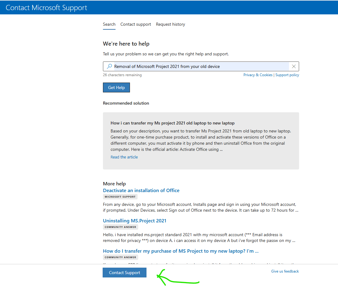Uninstalling MS.Project 2021 - Microsoft Q&A