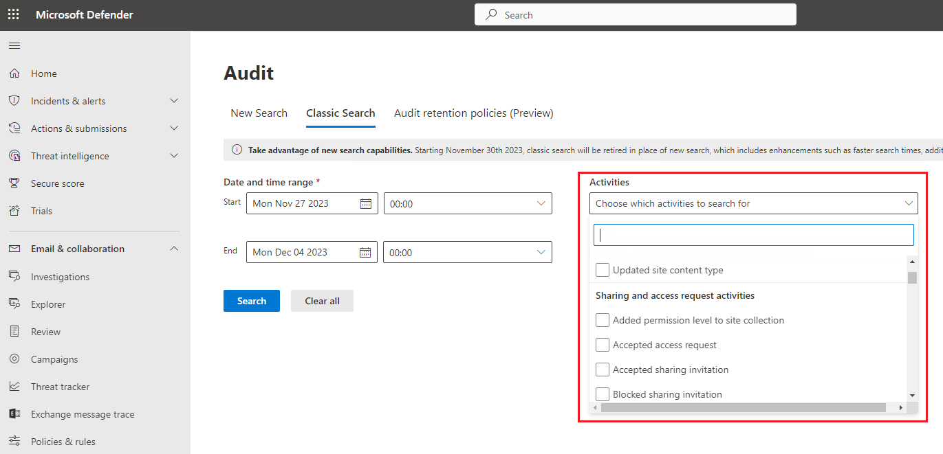 How to search the emails, documents, files and any other communication ...